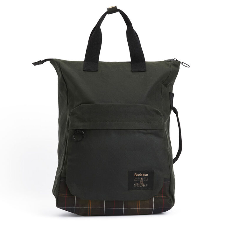 BARBOUR Field Wax Backpack Sage-Classic – The Tweed Shop